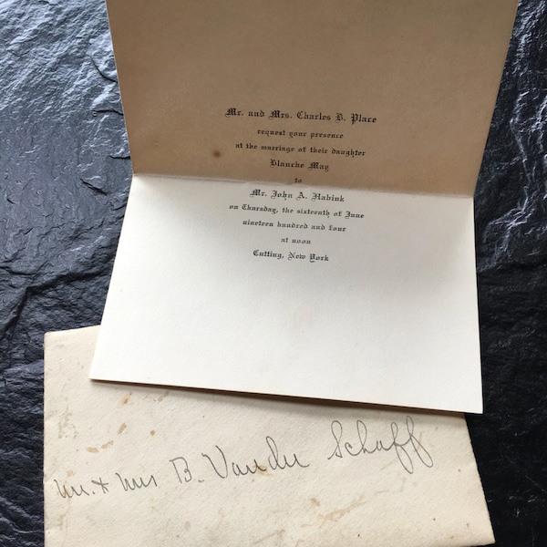 Edwardian Wedding Invitation - Etsy