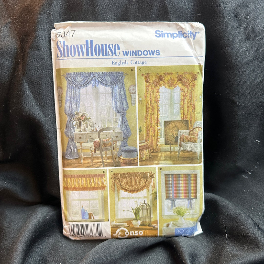 English Cottage Windows, Window Treatments Pattern by Botsford ...
