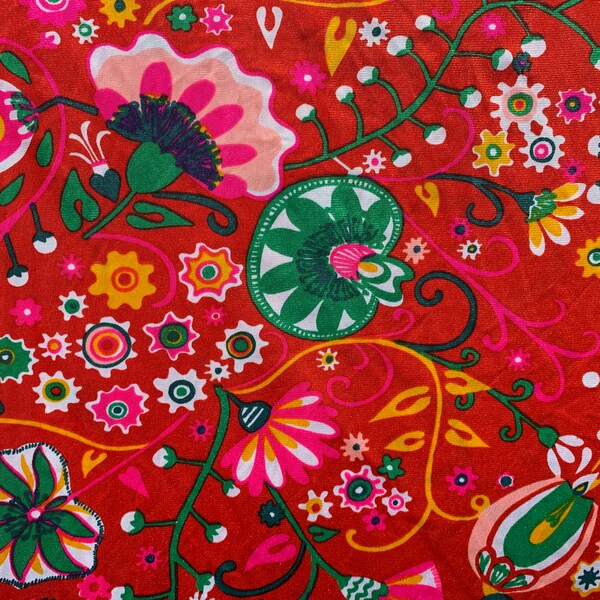 Vibrant Color Fabric - Etsy