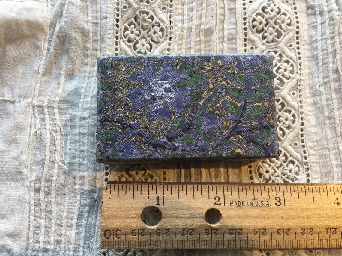 Antique Vintage Paper Box // 1.75x3 Victorian - Etsy