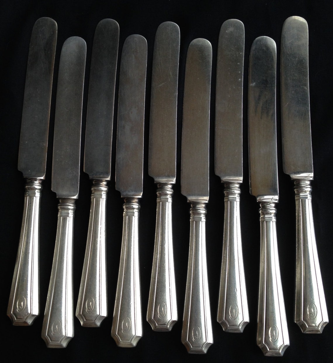 Sterling Silver Gorham Fairfax Knives 8.5 Blunt End // | Etsy