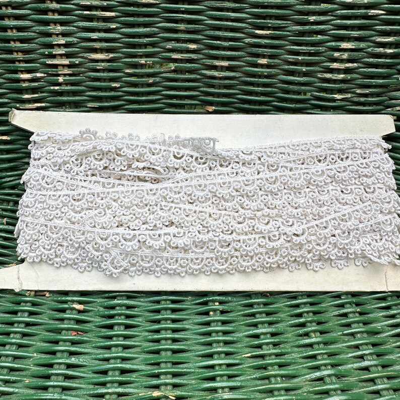 Vintage Scalloped Lace Edging // 7/8" Wide (13 Yds Available ...