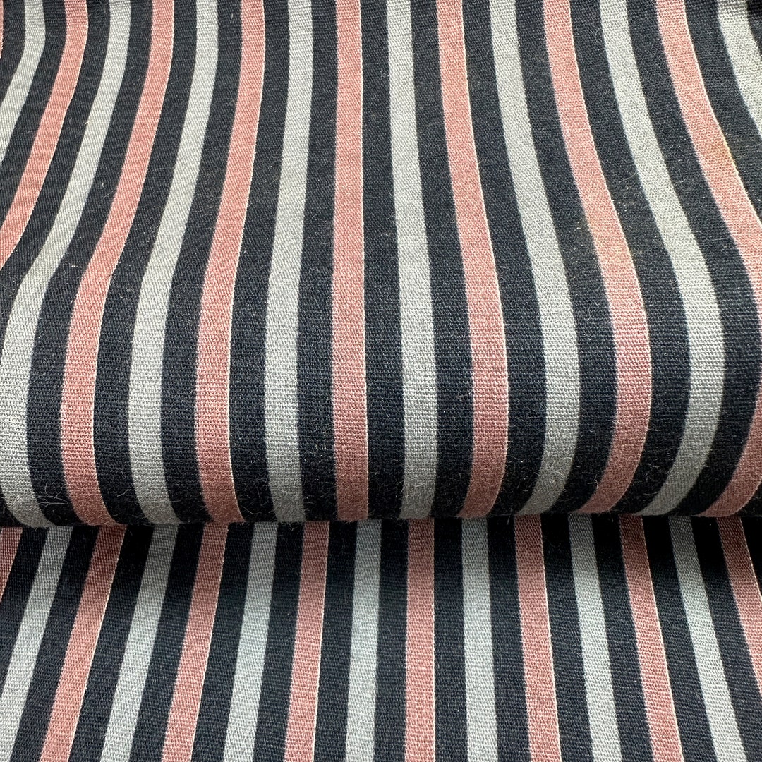 Antique Vintage Striped Cotton Fabric // 31.5x35" > Victorian ...