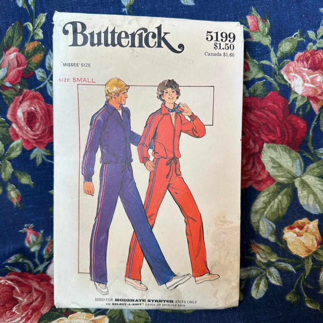 Vintage 1970s Misses' Top & Pants Pattern // Butterick 5199 > Sz Small ...
