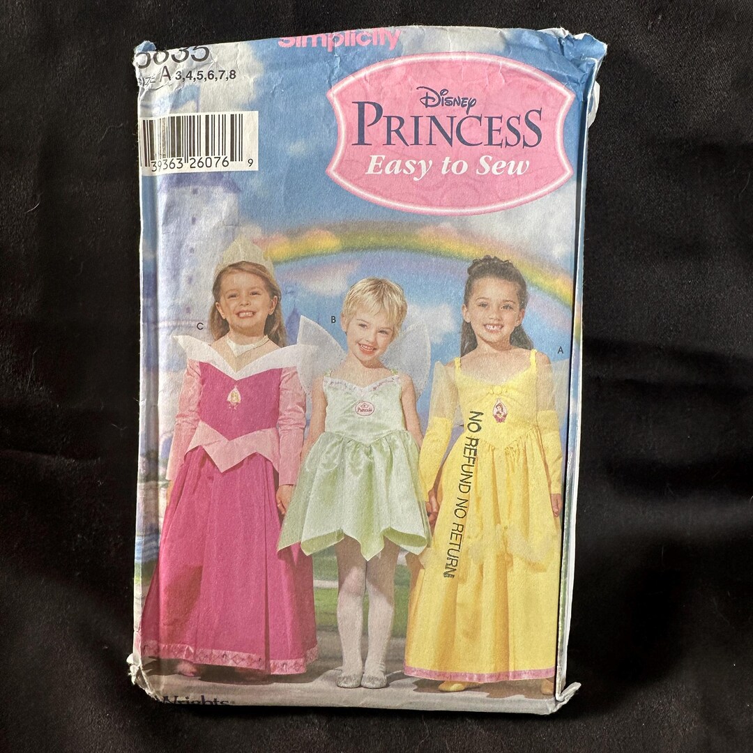 Child's Disney Princess Costumes Pattern - Easy to Sew // Simplicity ...