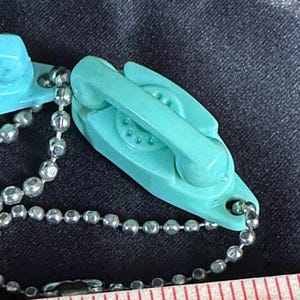 Vintage Princess Telephone Charm Keychain- Choice of Color // 1.5 ...