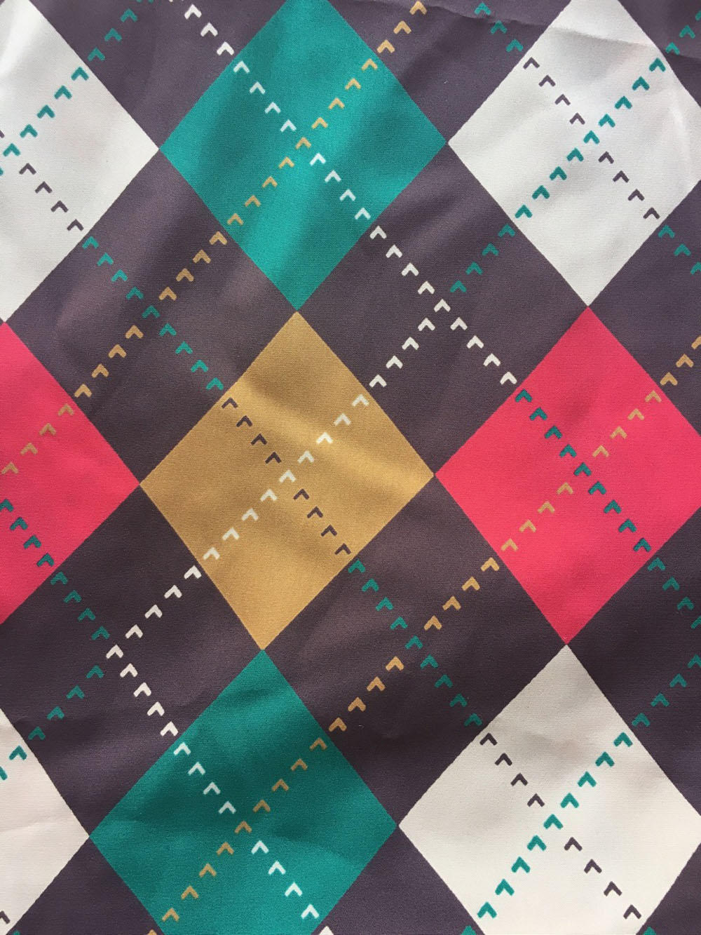 Vintage Argyle Fabric // 144x45 4 Yards X 45 - Etsy