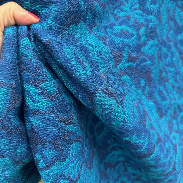 Electric Blue Fabric - Etsy