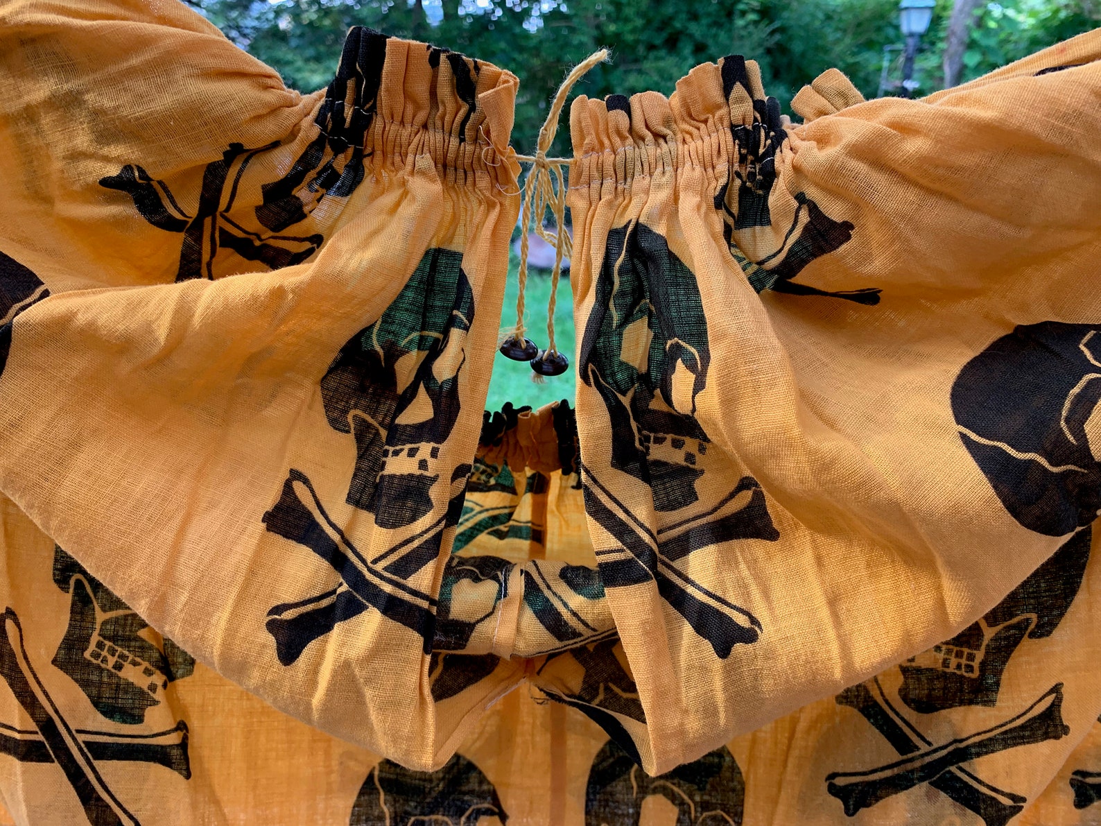 Antique Vintage 1920s Skull & Crossbones Halloween Costume | Etsy