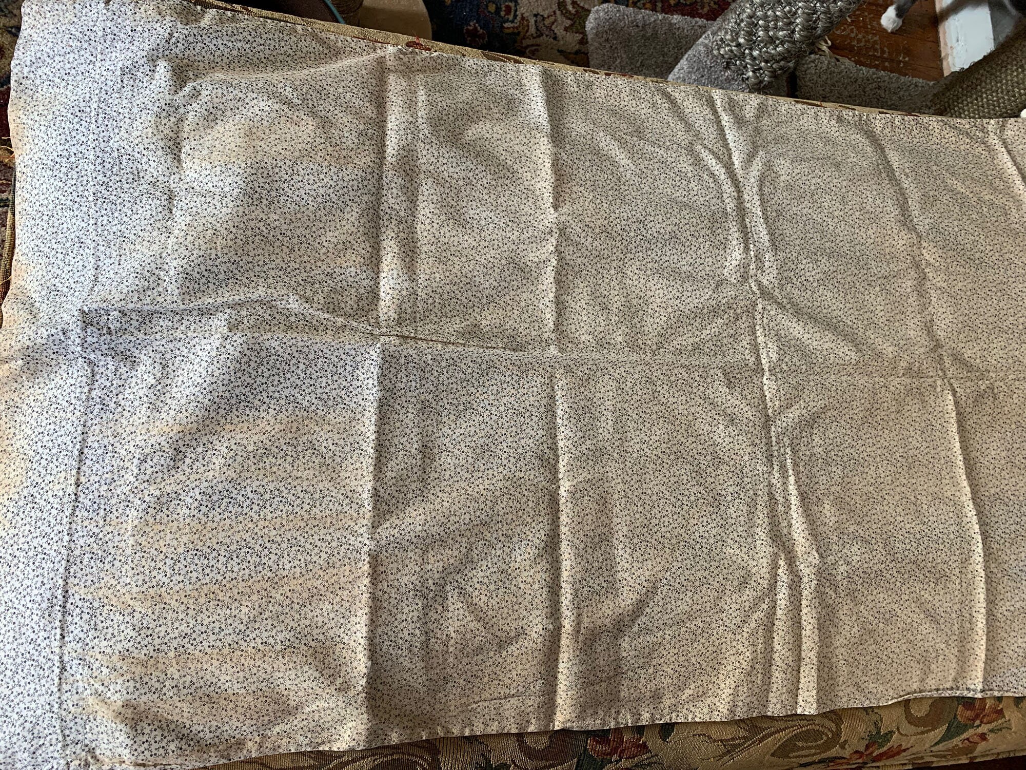 Antique Vintage 1800s Cotton Fabric Drawstring Bag // | Etsy
