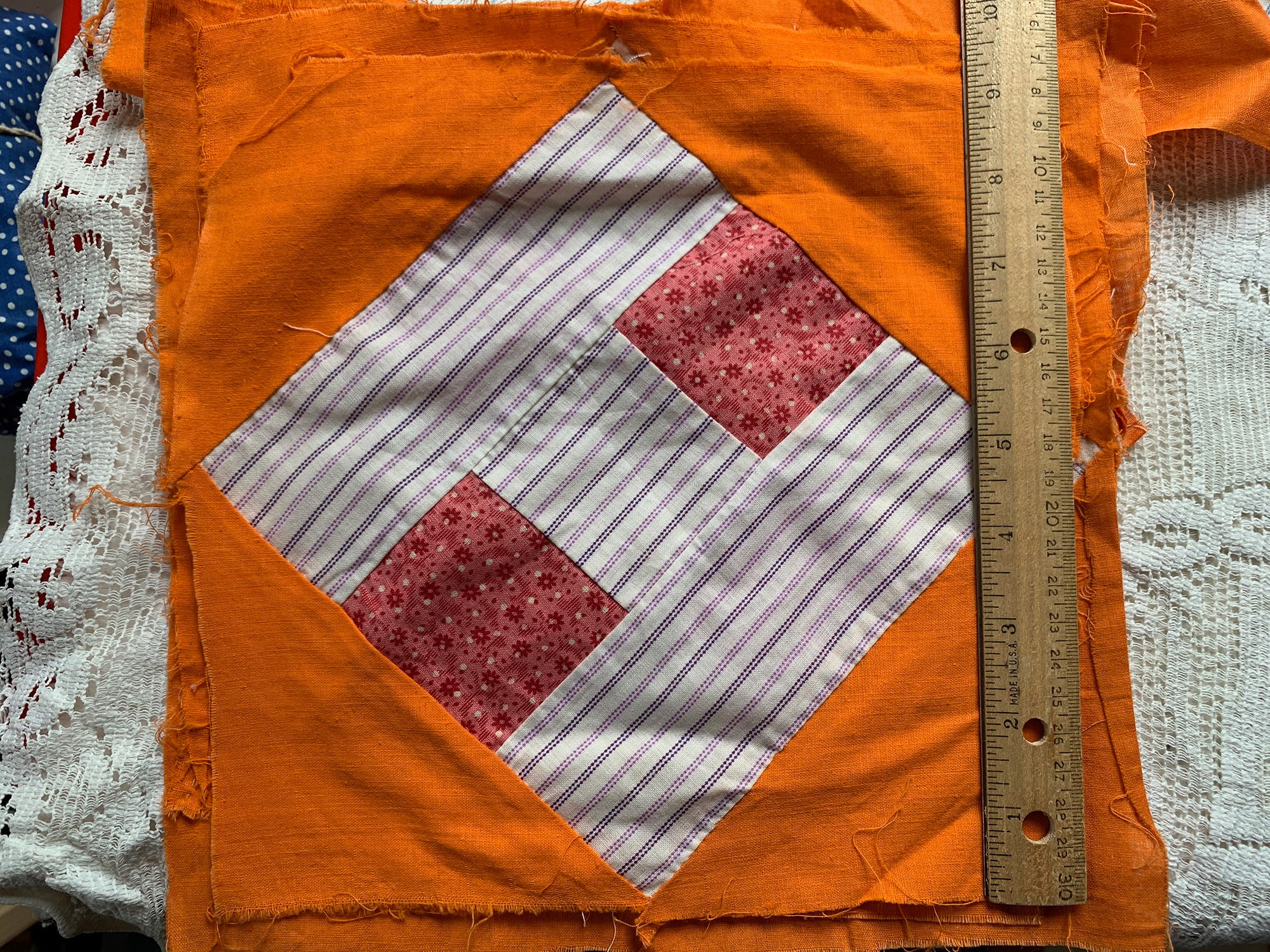 11 Antique 'H' Pattern Quilt Blocks // 9.5-10.5 | Etsy