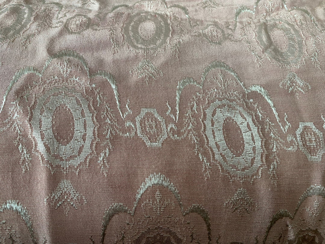 Vintage Ballerina Pink Damask Fabric // 5yds X 41" Plus > Silky ...