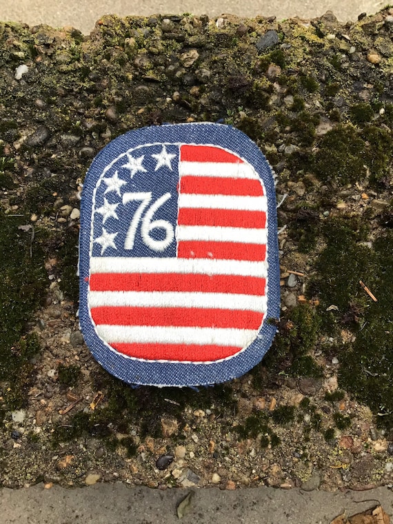 Vintage 1776 1976 American Flag Bicentennial Patch // 3x4 - Etsy France