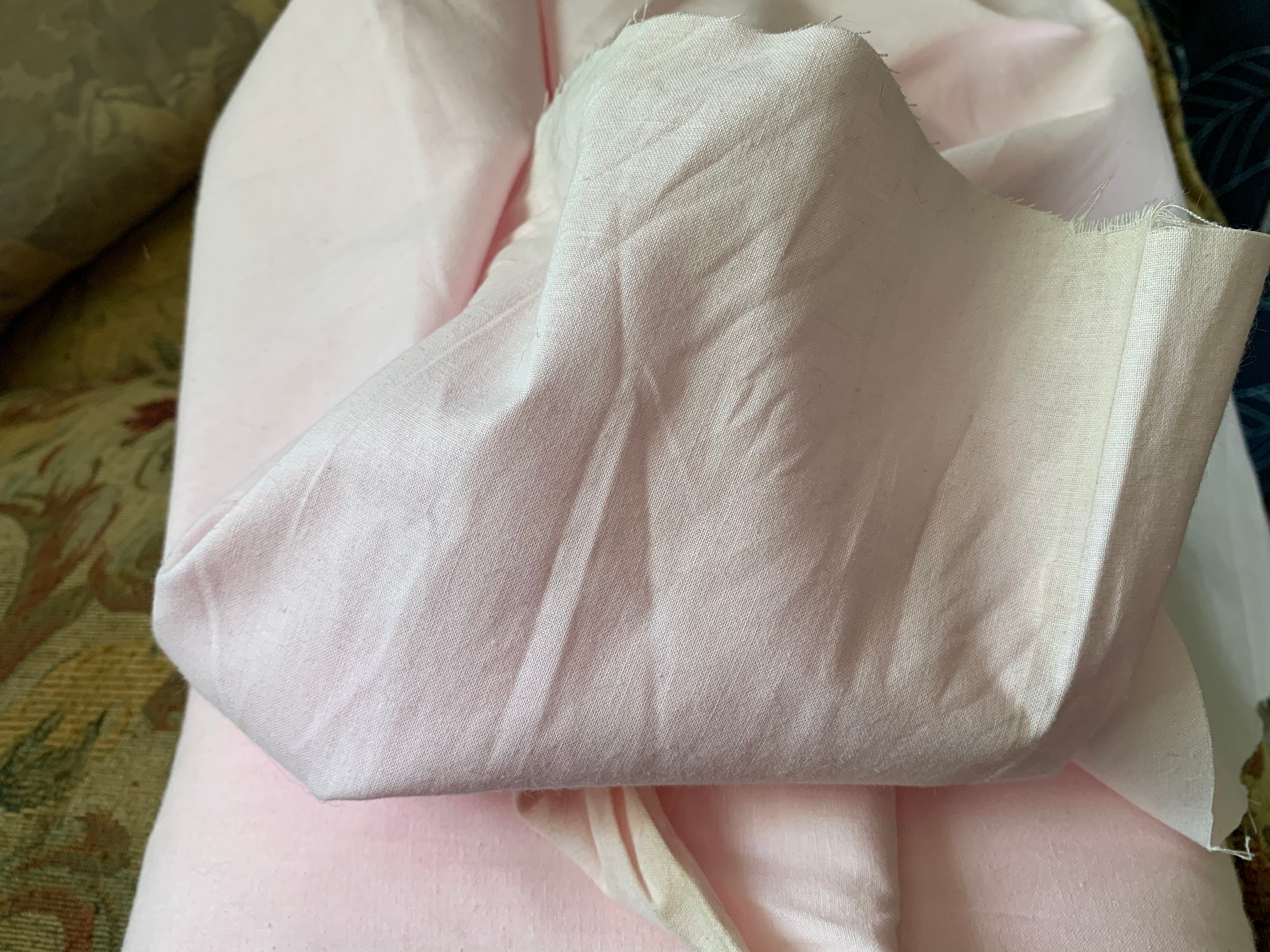 Vintage Solid Pink Cotton Muslin Fabric // 36x44 BTY by | Etsy