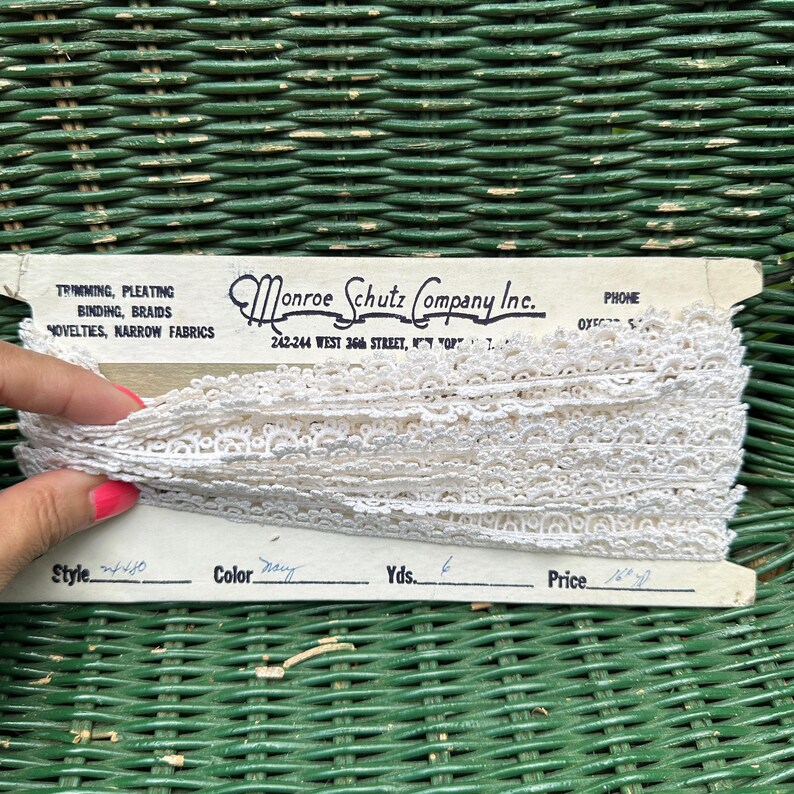 Vintage Scalloped Lace Edging // 7/8" Wide (13 Yds Available ...