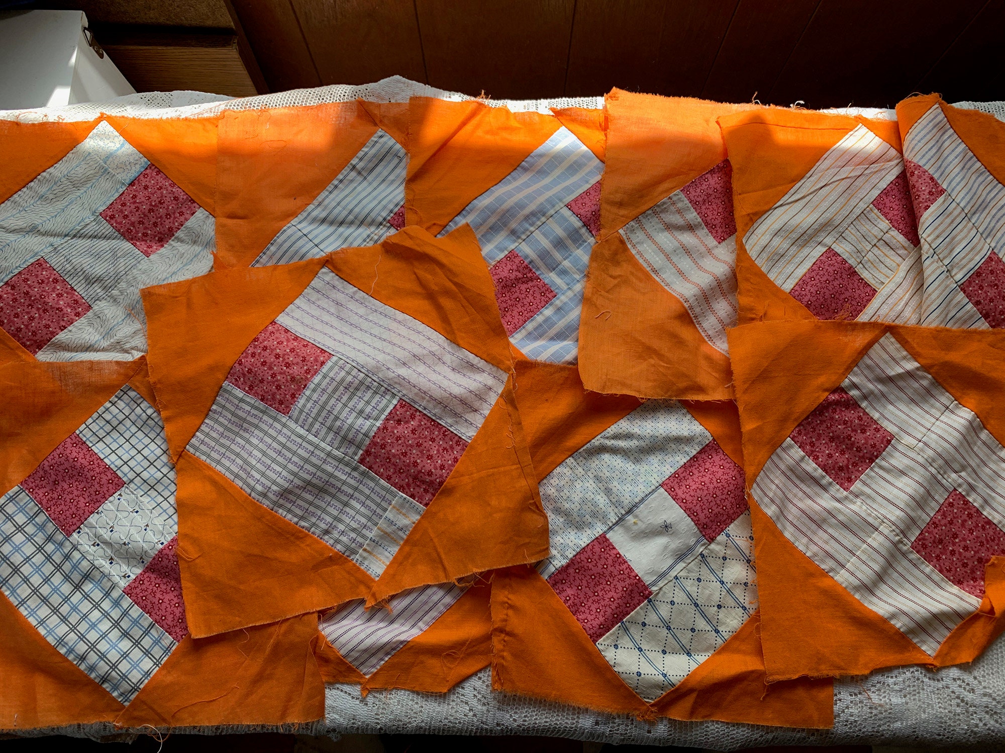 11 Antique 'H' Pattern Quilt Blocks // 9.5-10.5 | Etsy