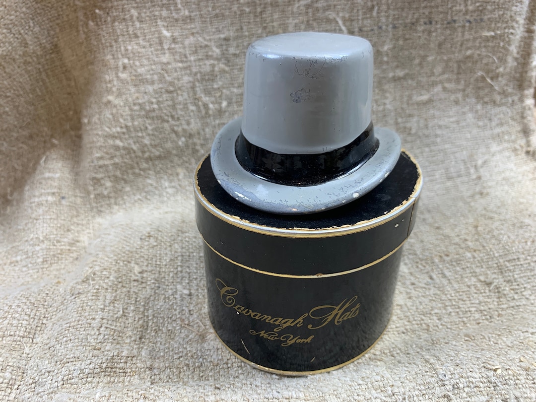 Vintage Cavanagh Hats Miniature Ceramic Top Hat, Original Box // 2 ...
