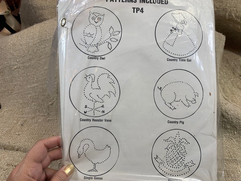 1980s Tin Pan Punch Patterns // Kappie Originals TP4 6 - Etsy