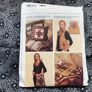 1990s American Tradition Crafts Pattern // Mccall's 8143 > Quilt, Wall ...