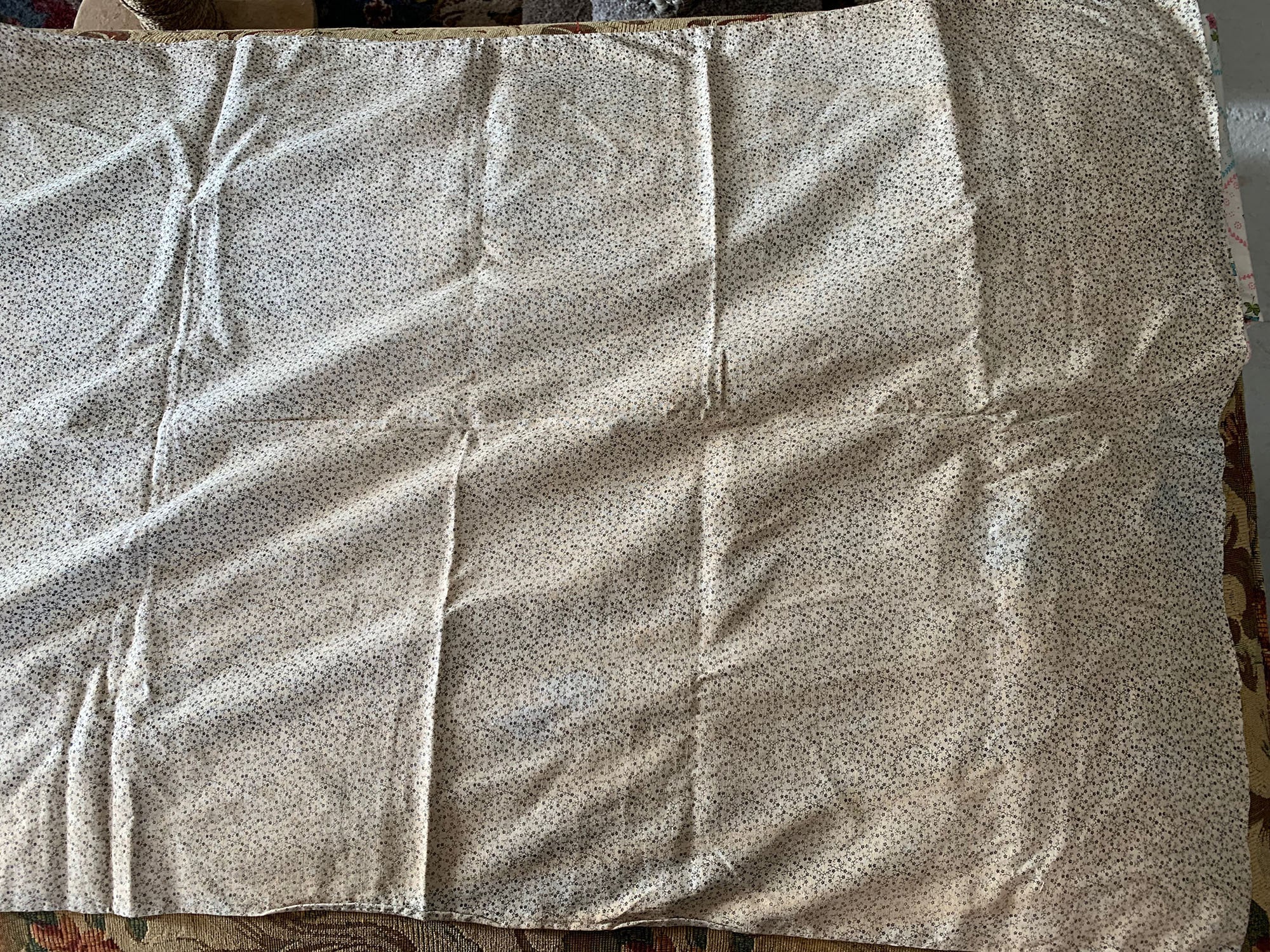 Antique Vintage 1800s Cotton Fabric Drawstring Bag // | Etsy