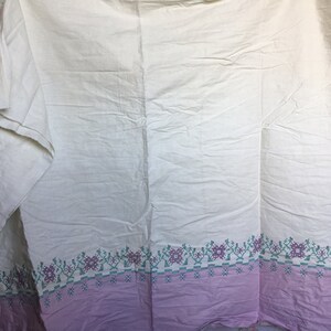 Vintage Border Print Cotton Fabric // 88x35" > Faux Cross Stitch ...