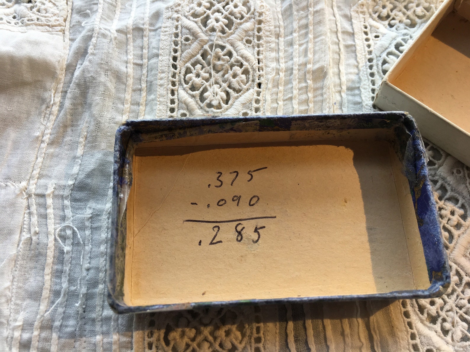 Antique Vintage Paper Box // 1.75x3 Victorian - Etsy