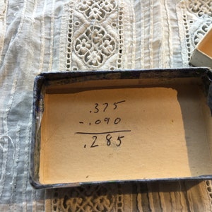 Antique Vintage Paper Box // 1.75x3" > Victorian, Edwardian, 1920s ...