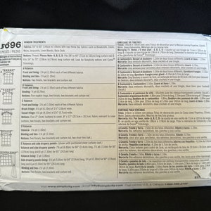 Easy! Can Tops Window Treatments Pattern Valances & Side Drapes ...