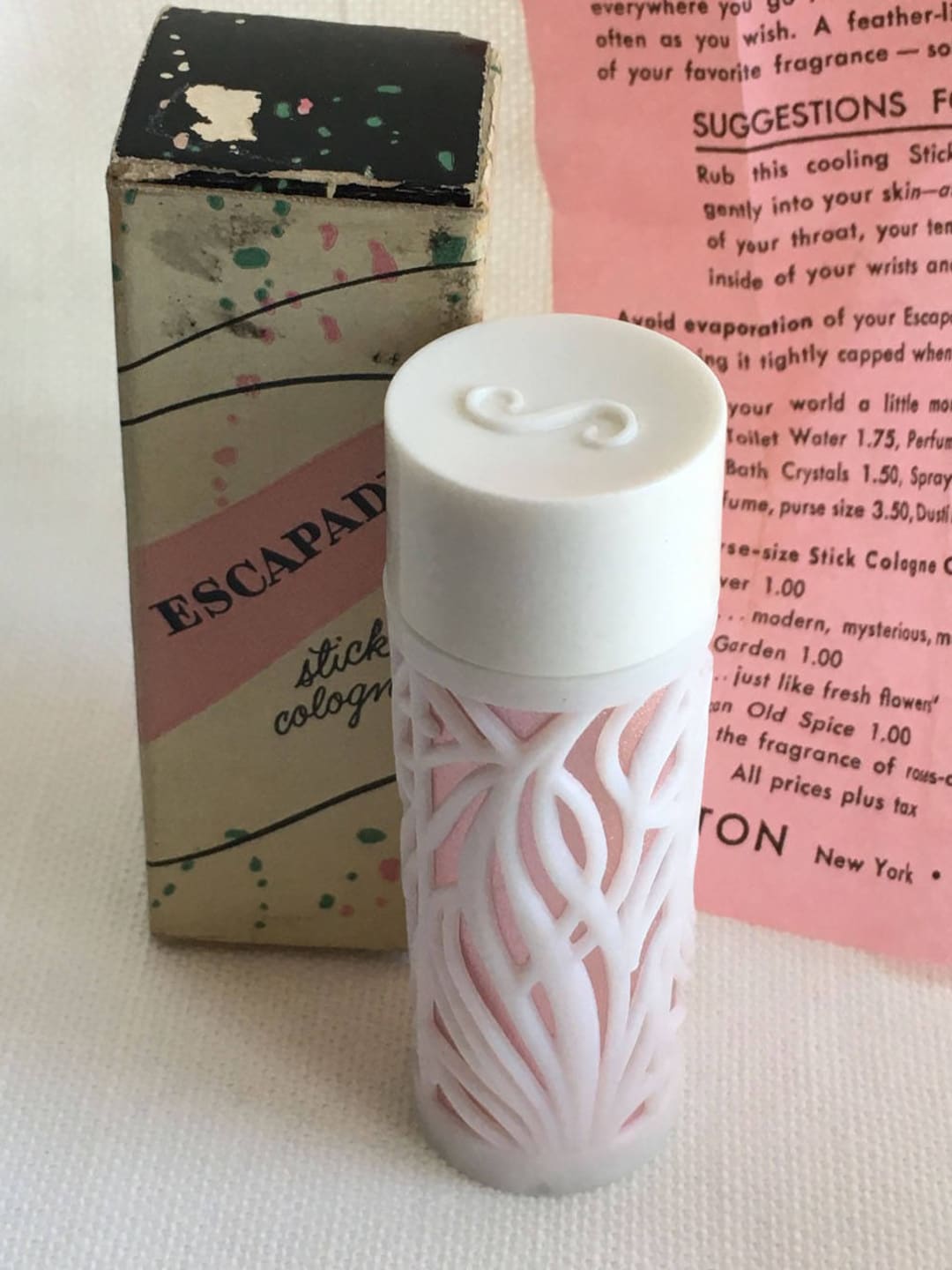 Vintage Escapade Stick Cologne Concentrate by Shulton // 1/2 Oz ...