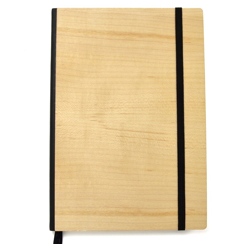 Personalized Maple Wood Notebook | Custom Logo Notebook | Anniversary ...