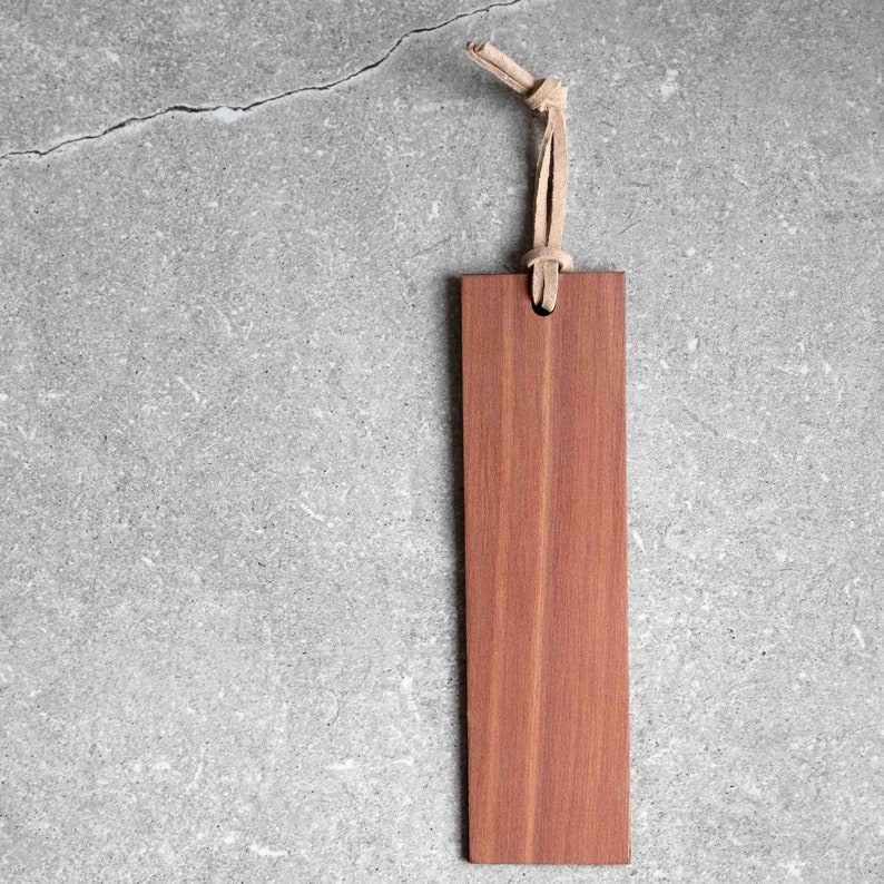 Personalized Wooden Bookmark Custom Logo Great Gifts for | Etsy