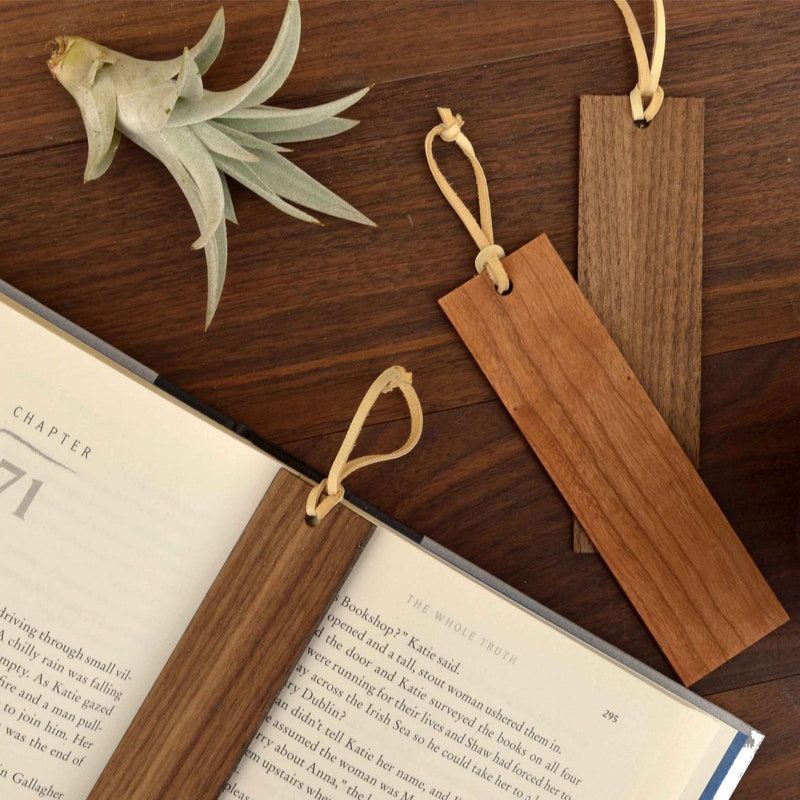 Wooden Bookmarks - Etsy