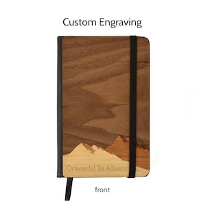 Customizable Pocket Notebook - Mountains - Hiking Journal - Nature ...