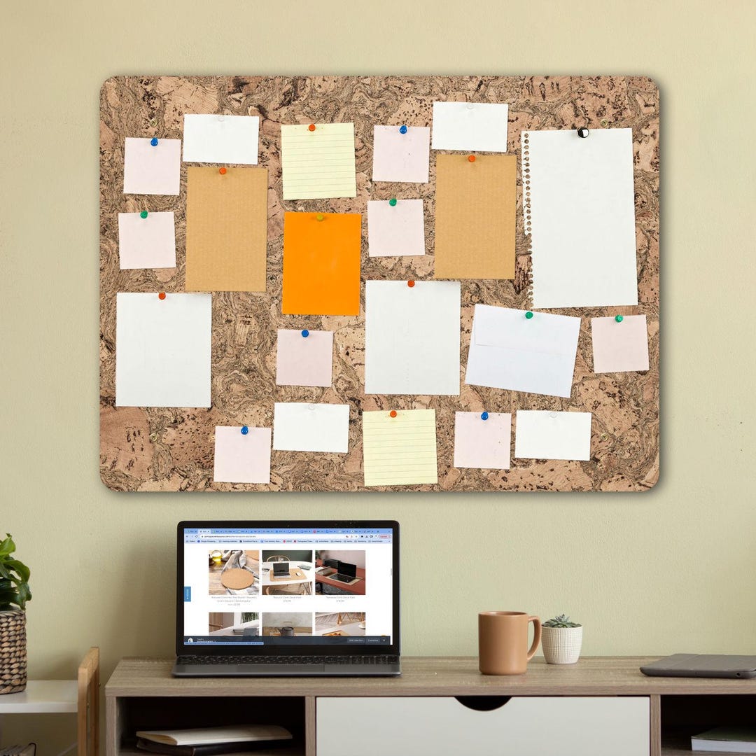 Extra Large Twist Cork Notice Board 900x600x18mm - Etsy