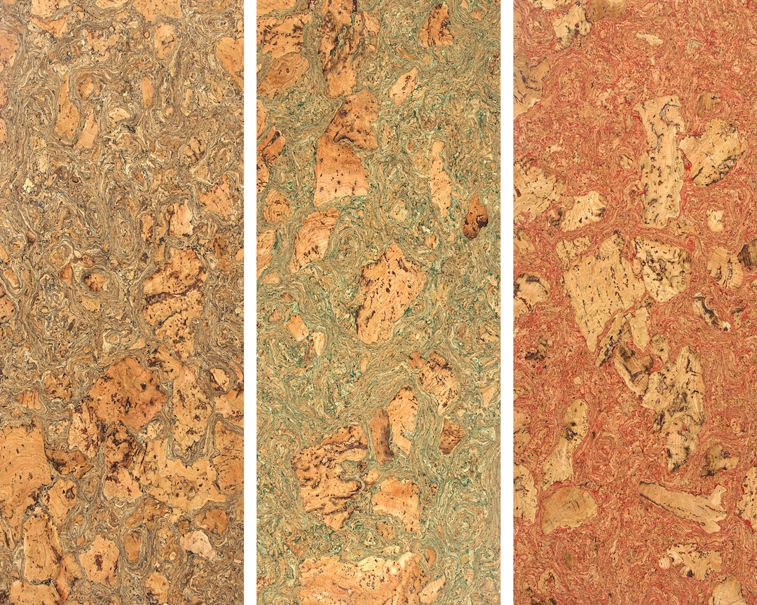 Natural Cork Decorative Wall Tiles - ICEBERG - Etsy
