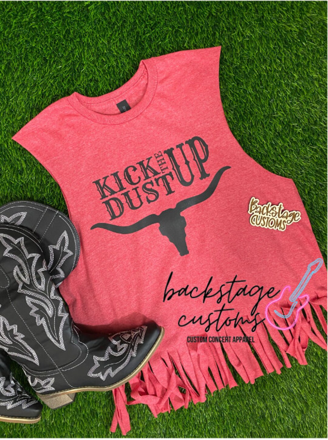 Country Music Fringe Tank Top | Western Tee | Country Concert Outfit ...