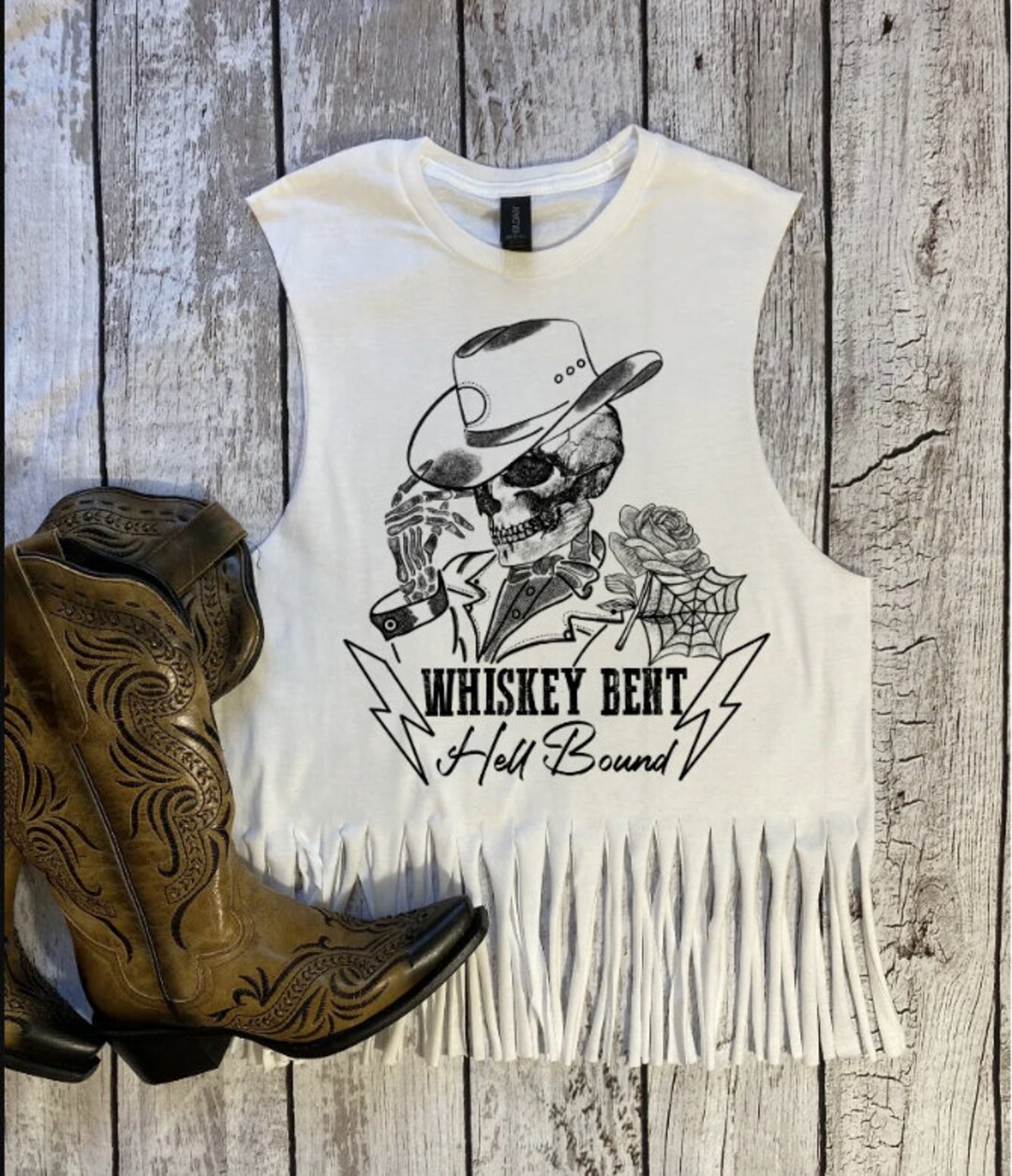 Country Music Fringe Top Western Tee Country Concert Outfit Nashville ...