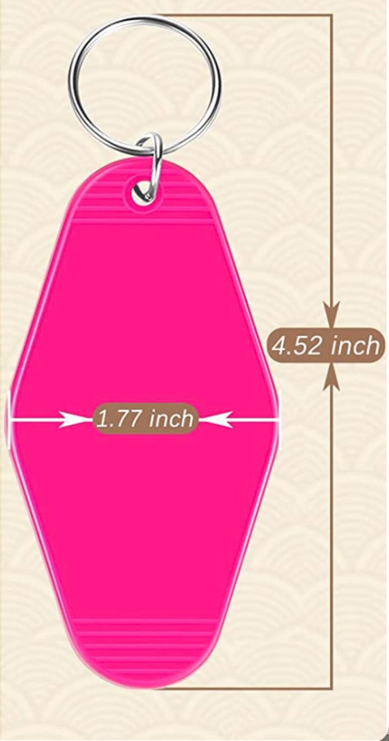 Country Music Motel Keychain Fun Keychains Retro Keys - Etsy