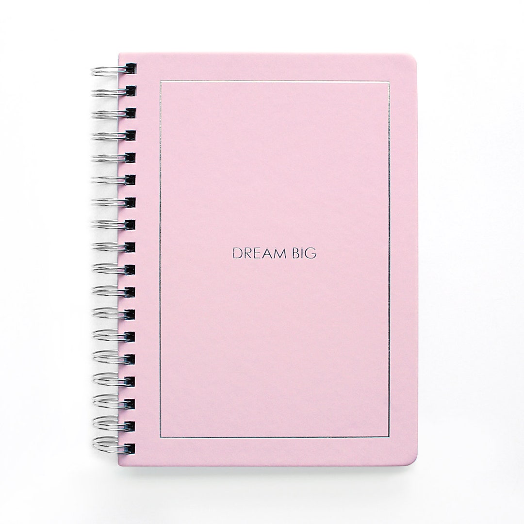 Luxury Lined Notebook: "dream Big" in Blush - Etsy