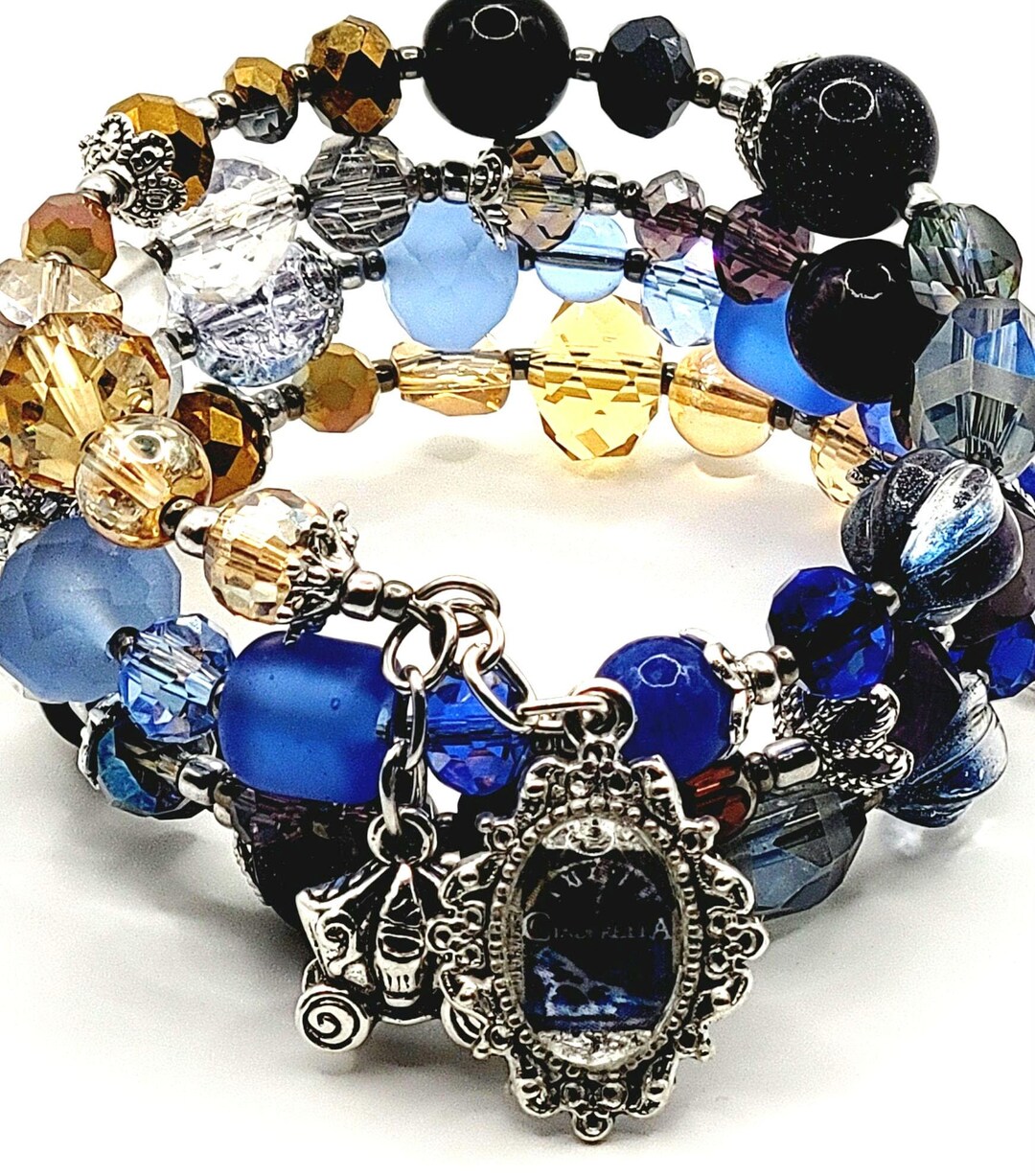 Cinderella Broadway Musical Bracelet: Gemstone & Charm Theater Jewelry ...