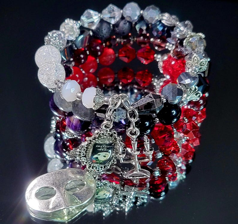 Phantom of the Opera Bracelet: Gemstone Broadway Musical Jewelry - Etsy