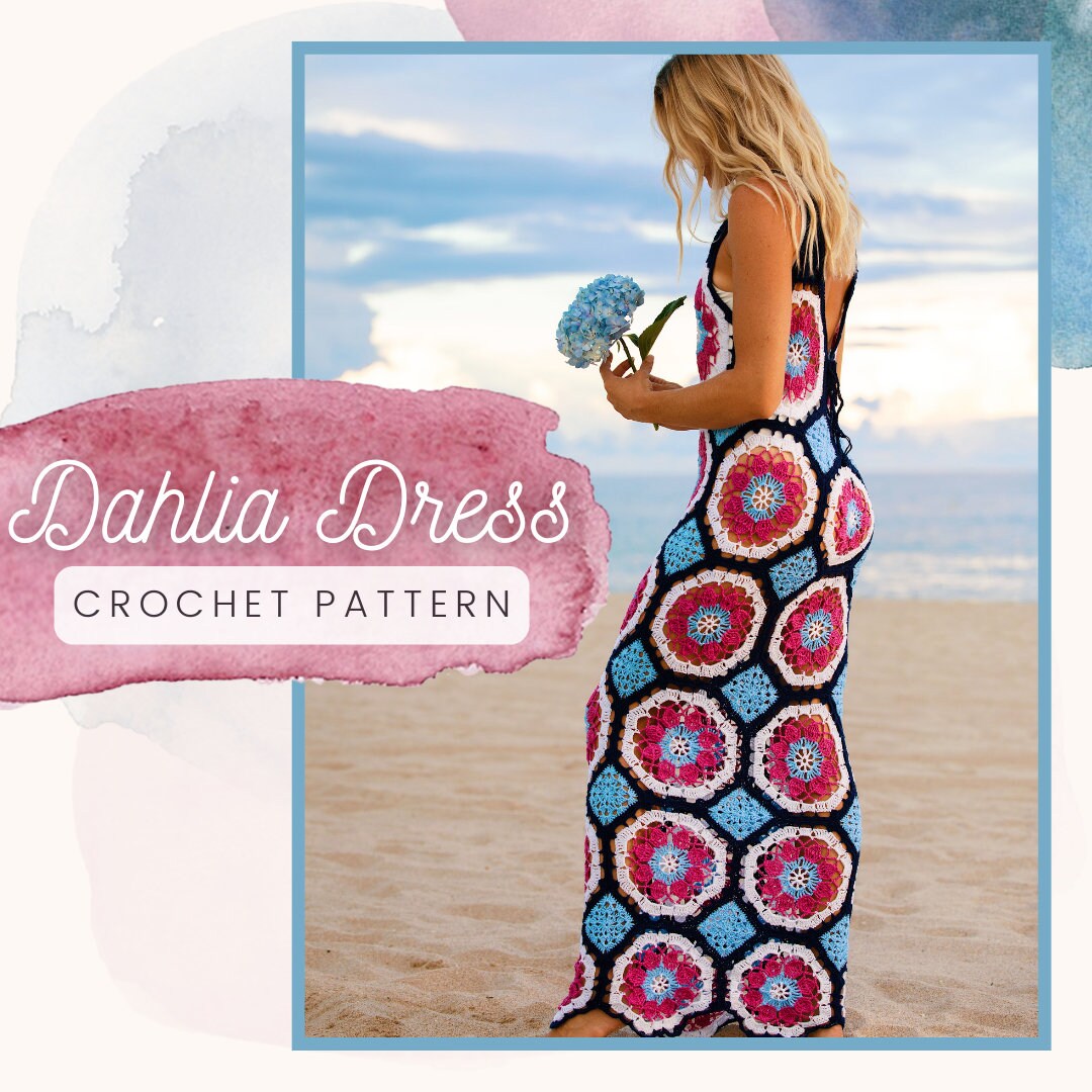 PATTERN Dahlia Dress Crochet Pattern - Etsy