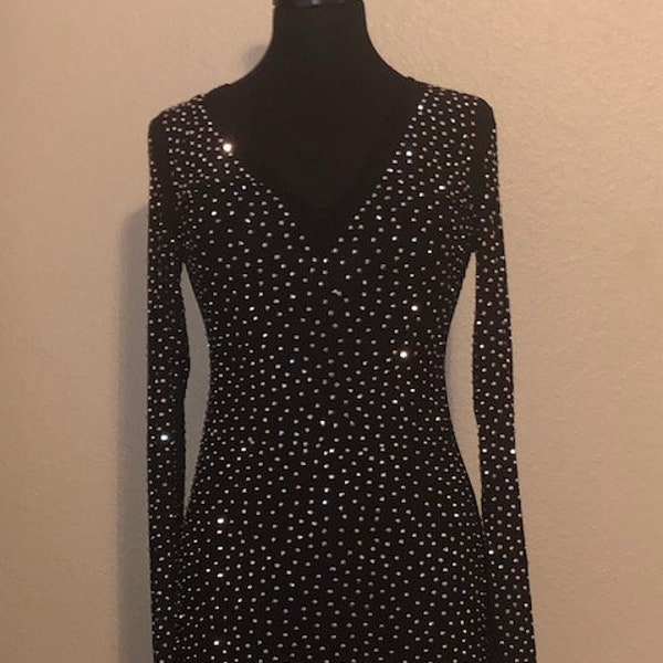 Rhinestone Dress - Etsy