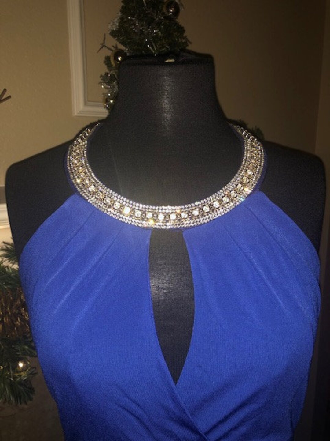 Royal Blue Keyhole Formal Dress - Etsy