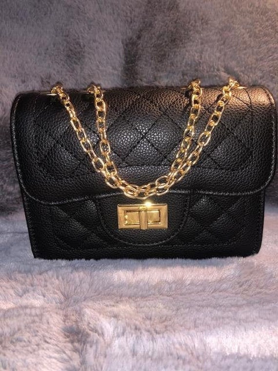 Black Quilt Purse | Etsy