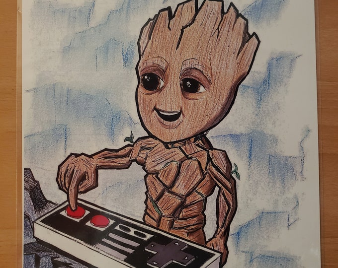 AI Generated Baby Groot Art - Etsy Canada