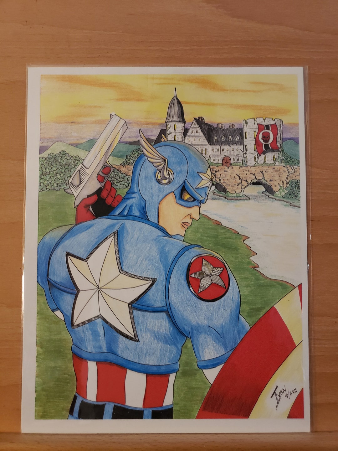 CAPTAIN AMERICA ATTACKS - Etsy