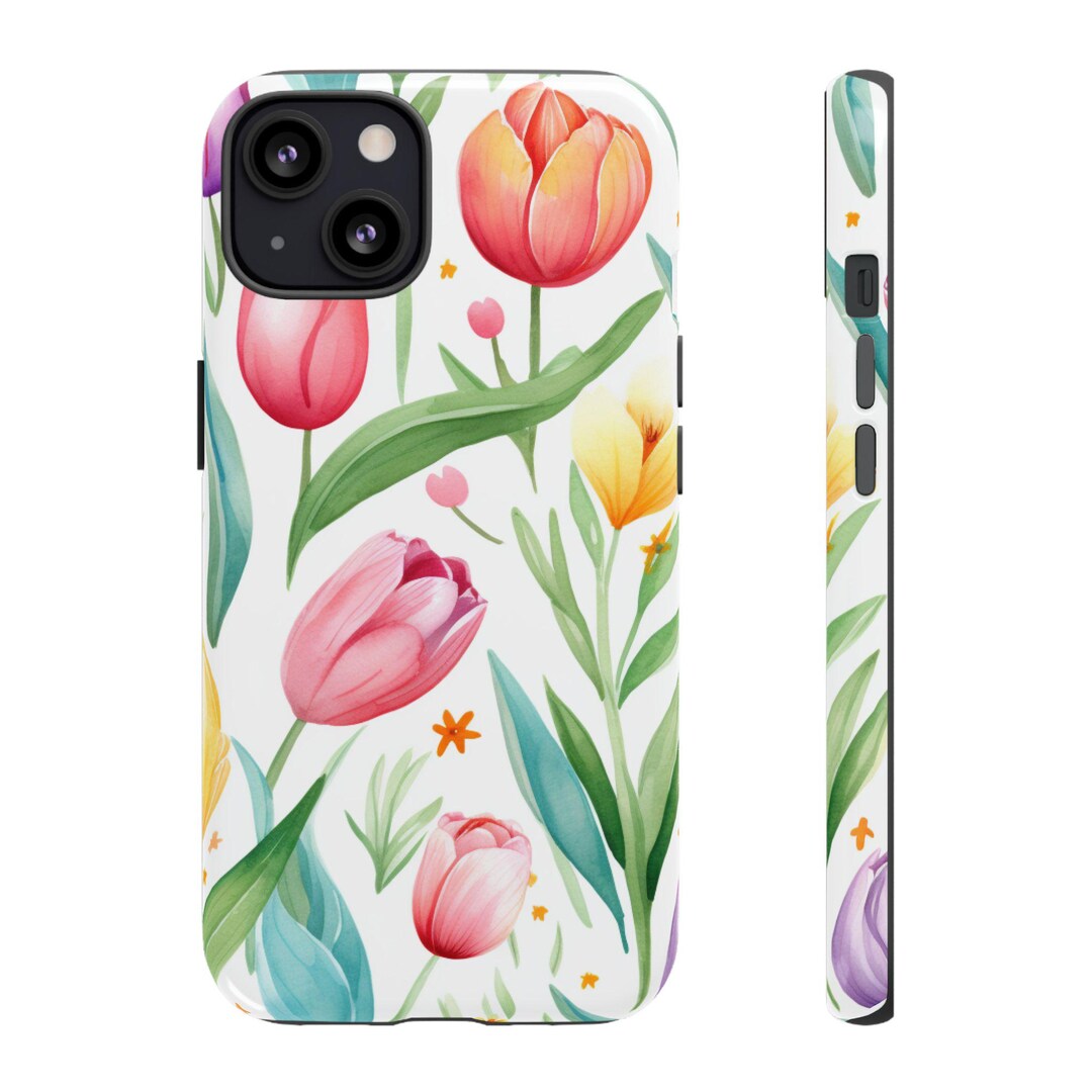 Tulip Floral Phone Case - Etsy