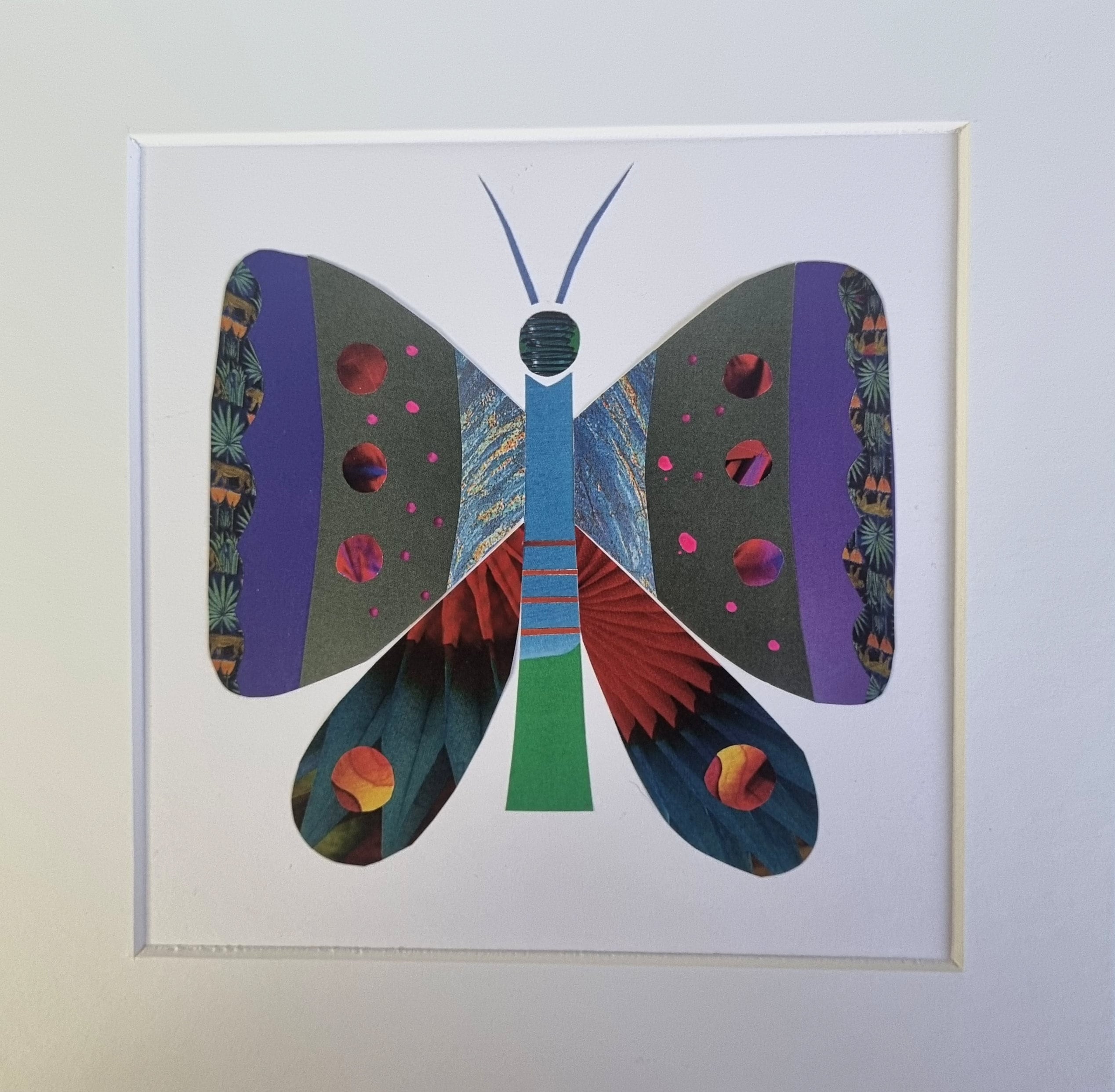 Butterfly Collage Art - Etsy