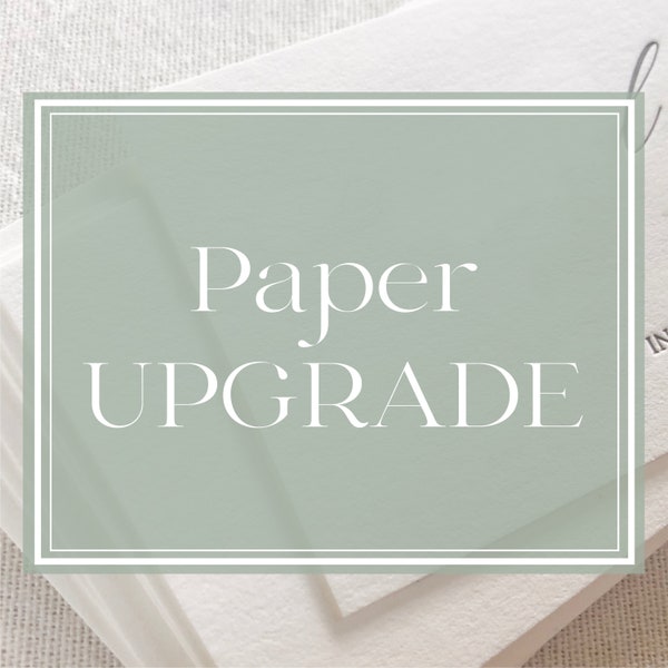 Paper Upgrade - Etsy